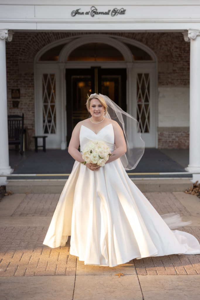 Bridal Portraits at Carnall Hall by Benfield Photography